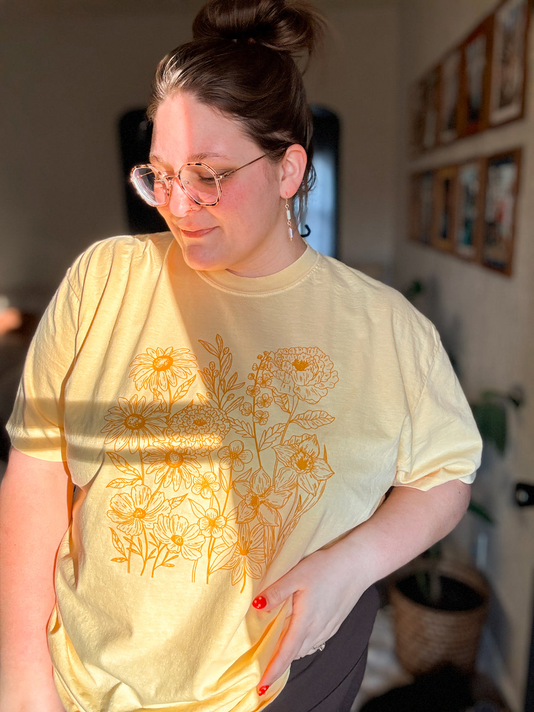 Mustard Florals – Mama Made Mercantile